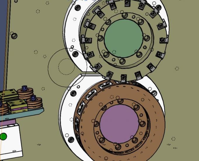 Customized 5.5kw Metal Rotary Punching Machine 0-10m / Min High Speed